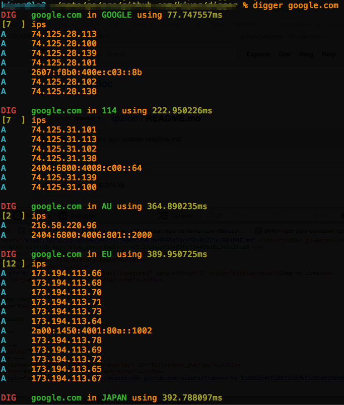 GitHub - kiyor/digger: dig tool for multi dns bound